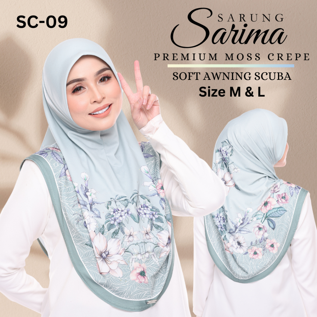 Tudung Sarung Sarima With Shifa Tag | Tudung Sarung Panel | Tudung ...