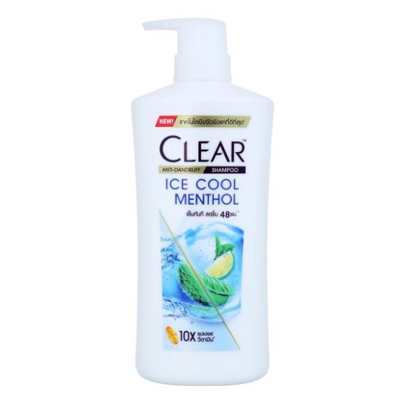 CLEAR Ice Cool Menthol Anti-Dandruff Scalp Care Shampoo 600 ml ...