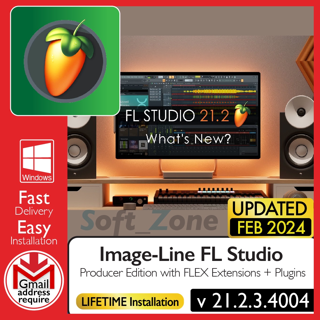 Image-Line FL Studio 21.2.3 - Producer Edition with FLEX Extensions + Plugins | Windows ...