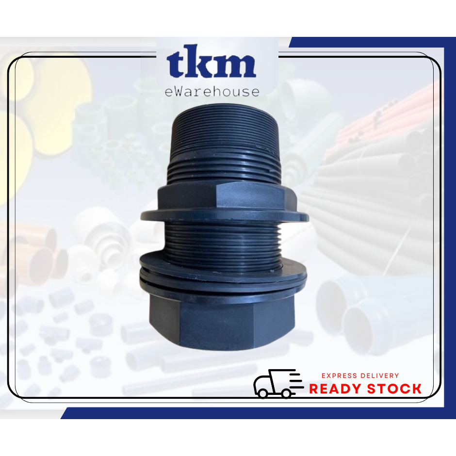 [TKM] 100mm 4" BRAND FISH HDPE / POLY / PP Tank Connector for all Water ...