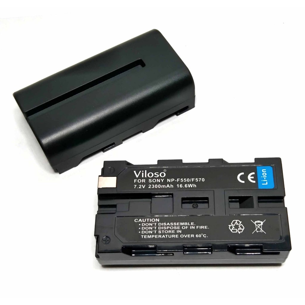 Viloso NP-F550 Lithium Ion Battery Decoded Rechargeable for Handycam ...