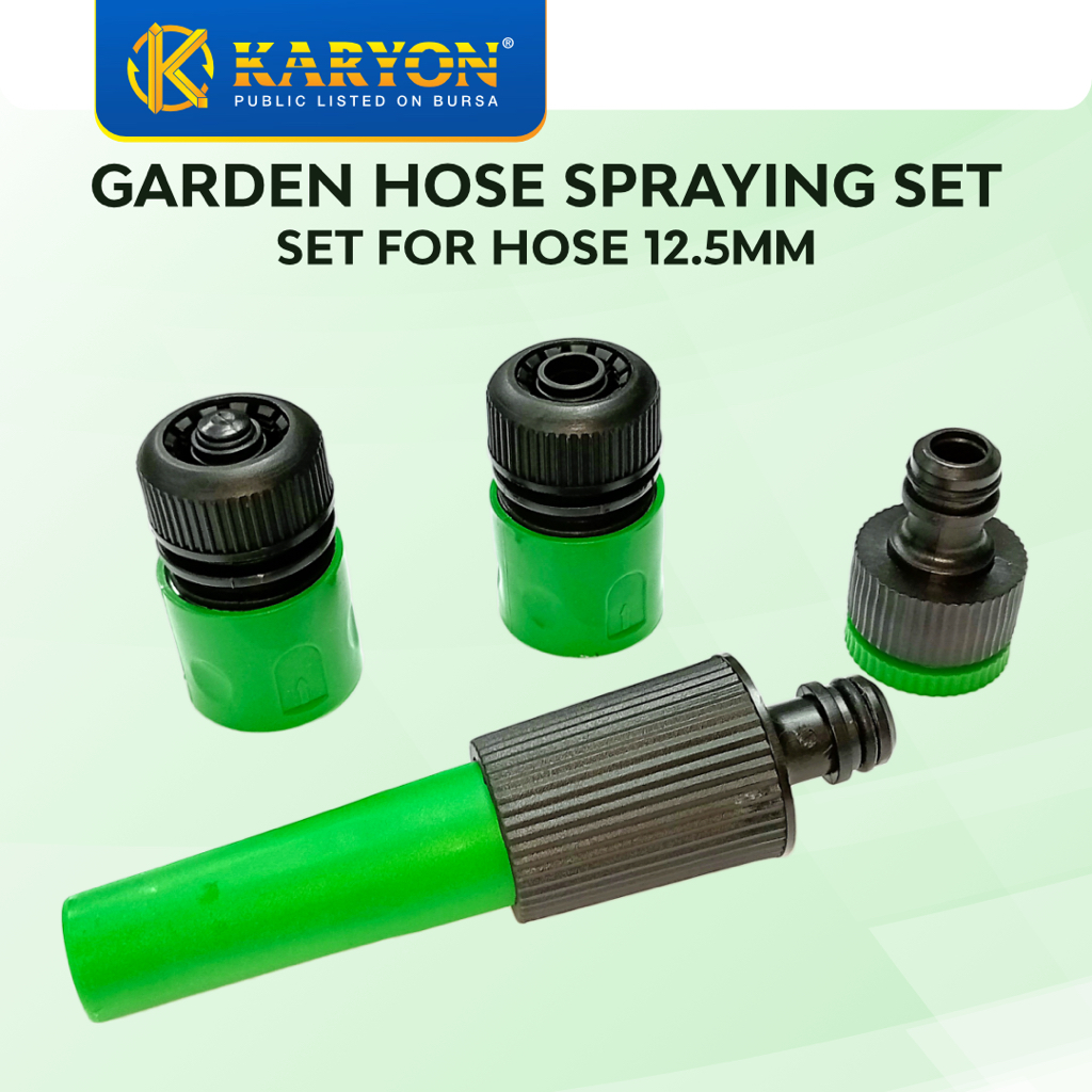 KARYON® Garden Hose Spraying Set for Hose (12.5mm) | Shopee Malaysia