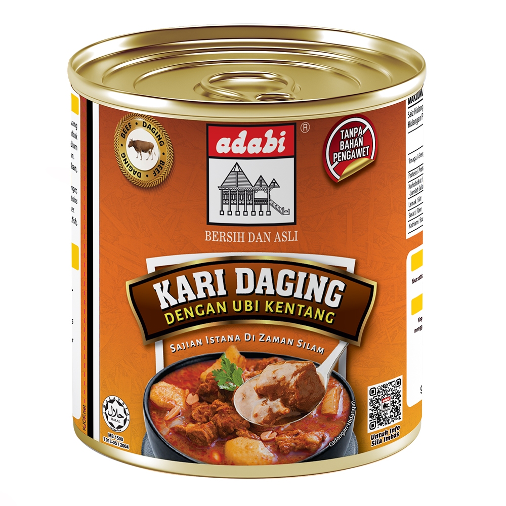 Adabi Kari Daging 280g | Shopee Malaysia