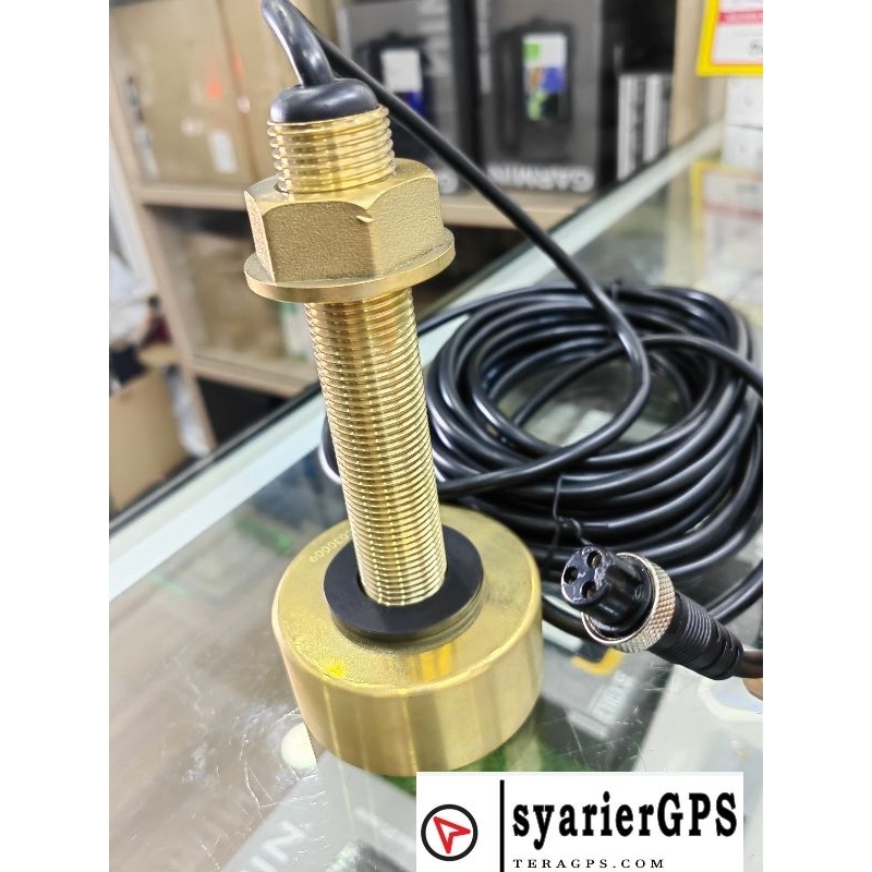 Transducer Dual Frequency 50/200kHz bronze Thru Hull JMC Hondex Onwa 3 pin | Shopee Malaysia