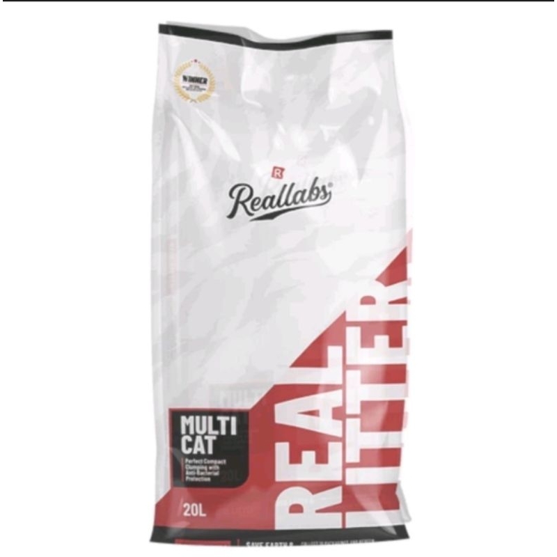 Reallabs Real Litter Multicats 20L (2bags X 10L) | Shopee Malaysia