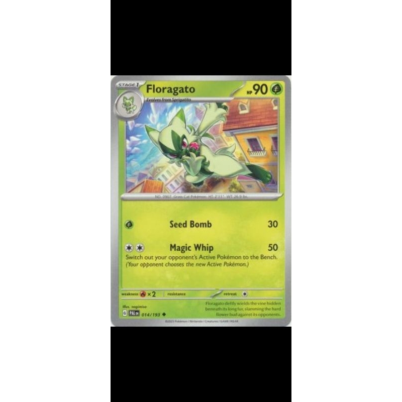 Pokemon TCG Floragato Paldea Evolved | Shopee Malaysia