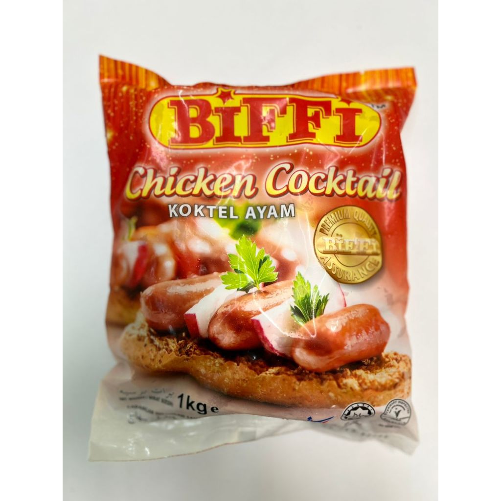 【HALAL】BIFFI CHICKEN COCKTAIL 原味迷你鸡肉香肠 | 1KG | Shopee Malaysia