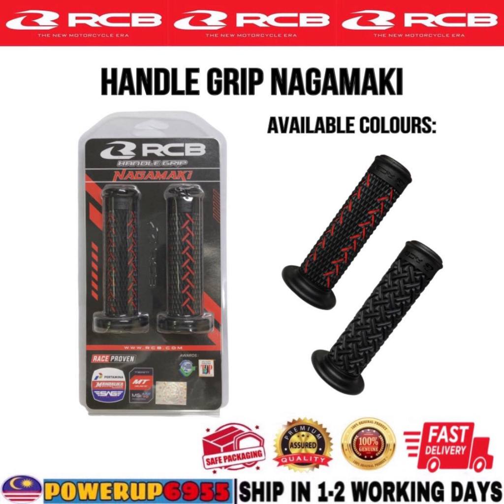 ORIGINAL RCB UNIVERSAL NAGAMAKI MOTOGP HANDLE GRIP THROTTLE RUBBER SINGLE DUAL TONE | Shopee ...