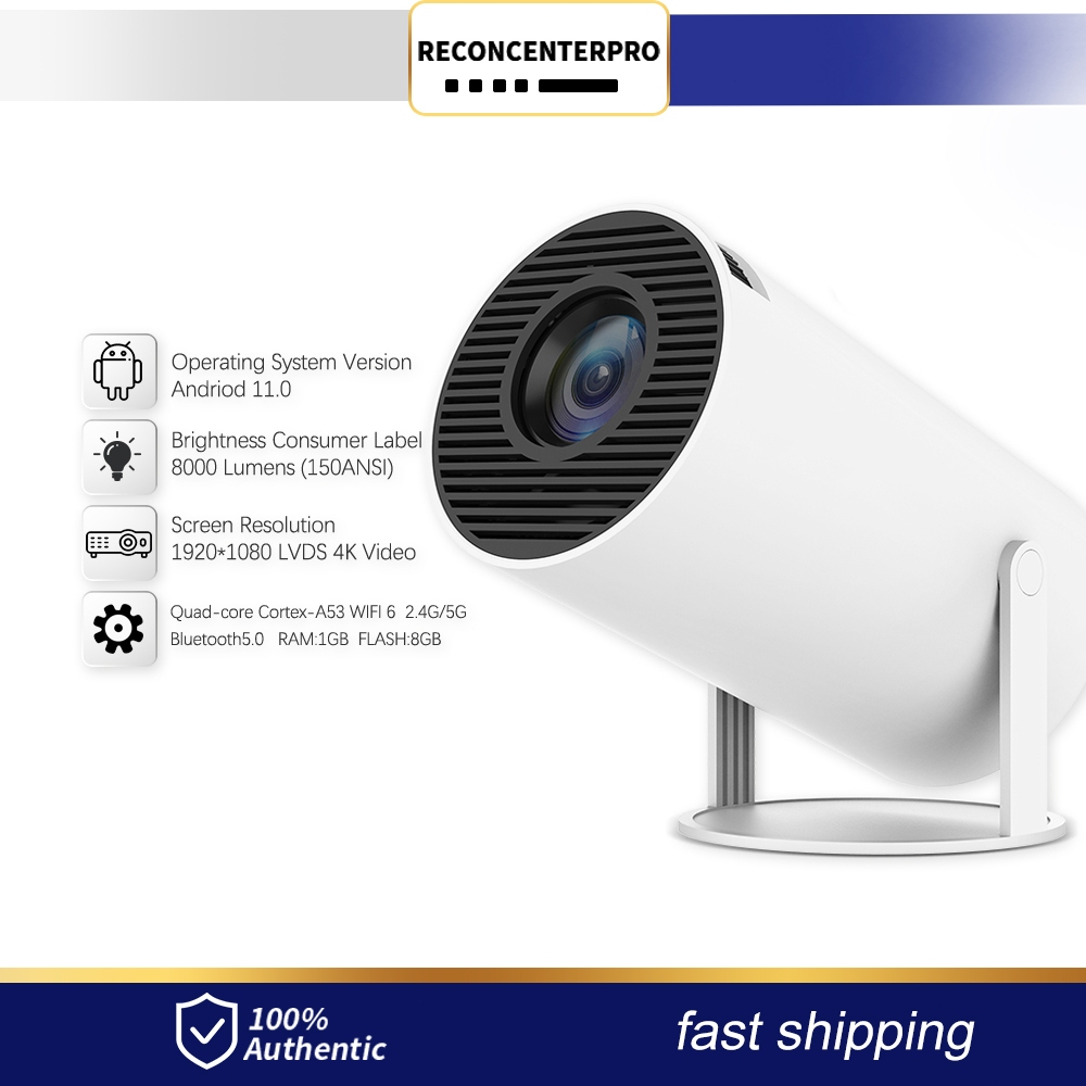 HY300 pro Full HD Home Theater Android 11 4k Video projector 1080P 720P ...