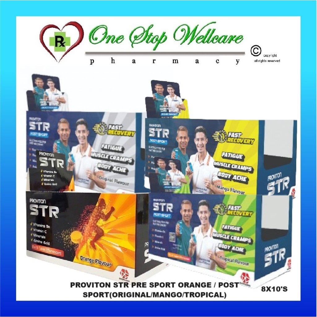 PROVITON STR PRE SPORT ORANGE / POST SPORT 8X10'S (ORIGINAL/MANGO ...