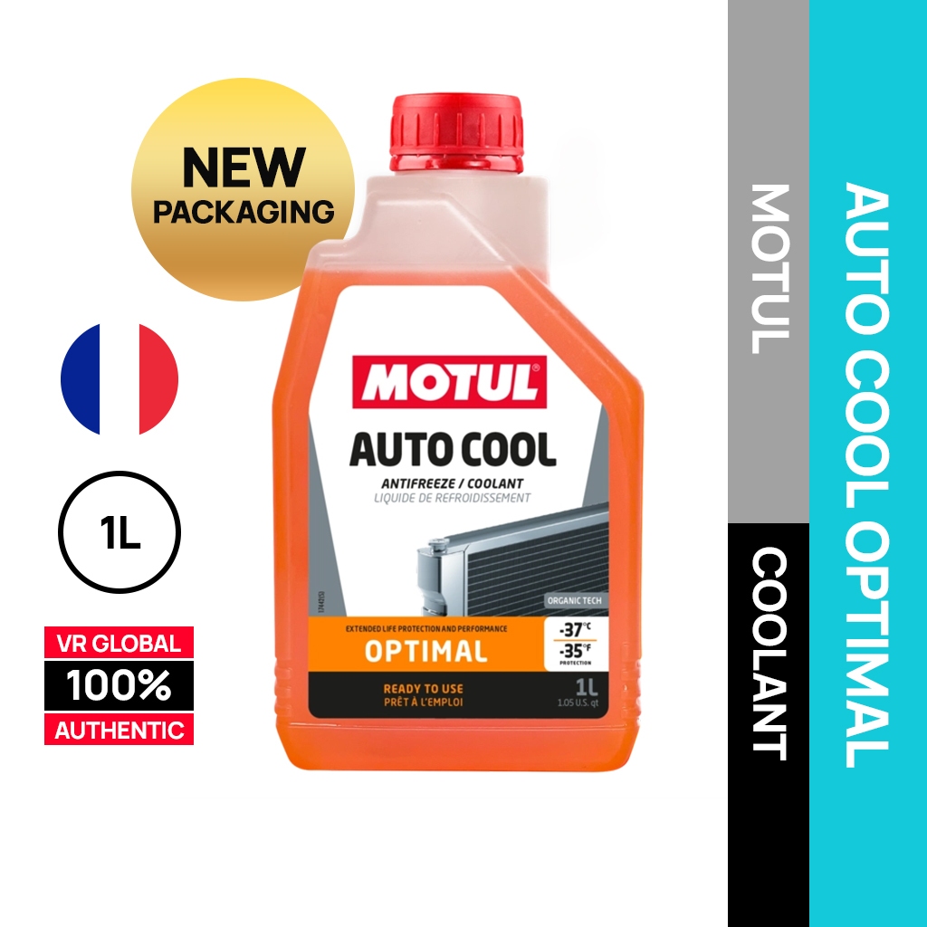 MOTUL AUTO COOL OPTIMAL -37°C 1L CECAIR PENYEJUK PERANCIS COOLANT ...