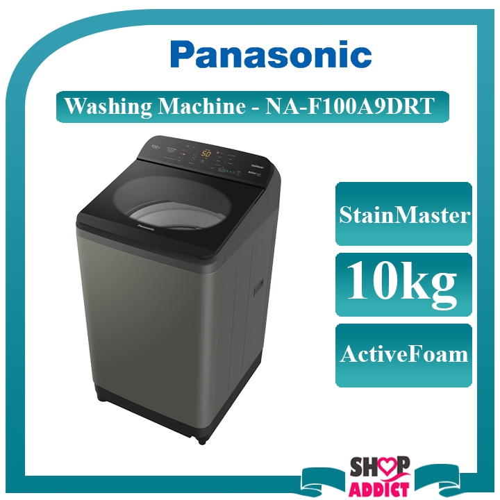 PANASONIC 10KG TOP LOAD WASHING MACHINE WITH ACTIVE WAVE PULSATOR NA ...