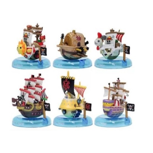 One Piece Ship Mini Figurines Thousand Sunny Going Merry Ark Maxim ...