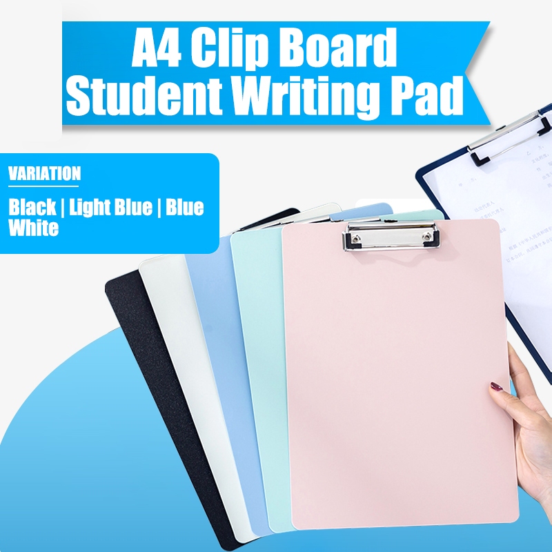 A4 Clip Board Student Writing Pad Hard Board Clip Pad Folder Office ...