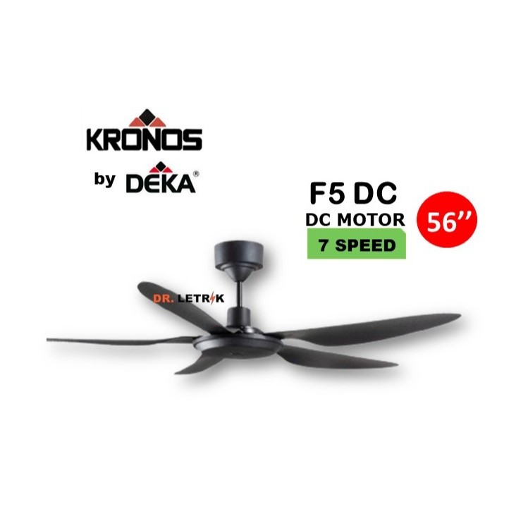 2set DEKA KRONOS F5DC 56" Inches Remote Control Ceiling Fan DC MOTOR 7 ...