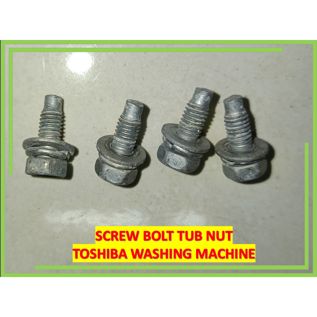 TOSHIBA WASHING MACHINE STAINLESS STEEL SCREW BOLT TUB NUT | AW-A820MM ...