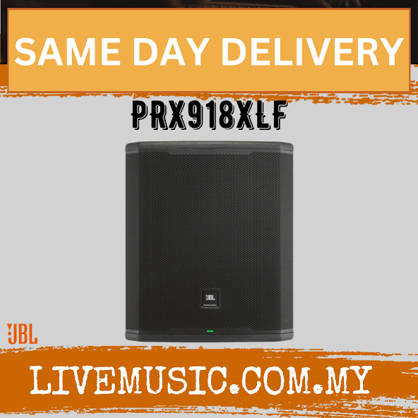 JBL PRX918XLF Professional 18" 2000W Powered Subwoofer ( PRX 918XLF ...