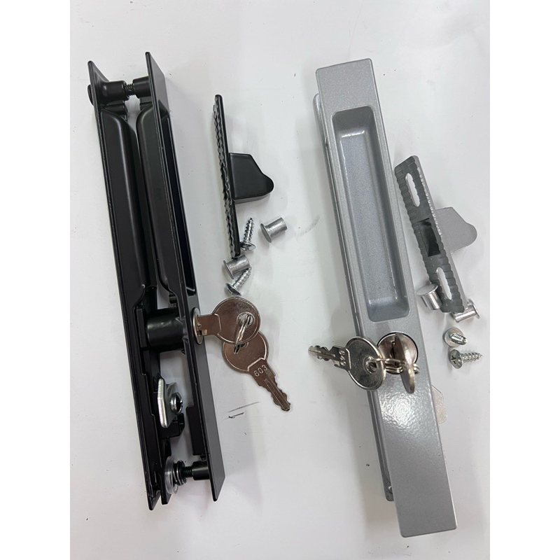 A6 Sliding Door Lock with Key Sliding Door Hardware 25mm/32mm NA/Black ...