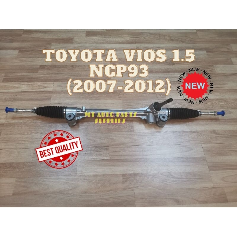 (100% NEW) TOYOTA VIOS NCP93 STEERING RACK (WITHOUT TIE ROD END ...