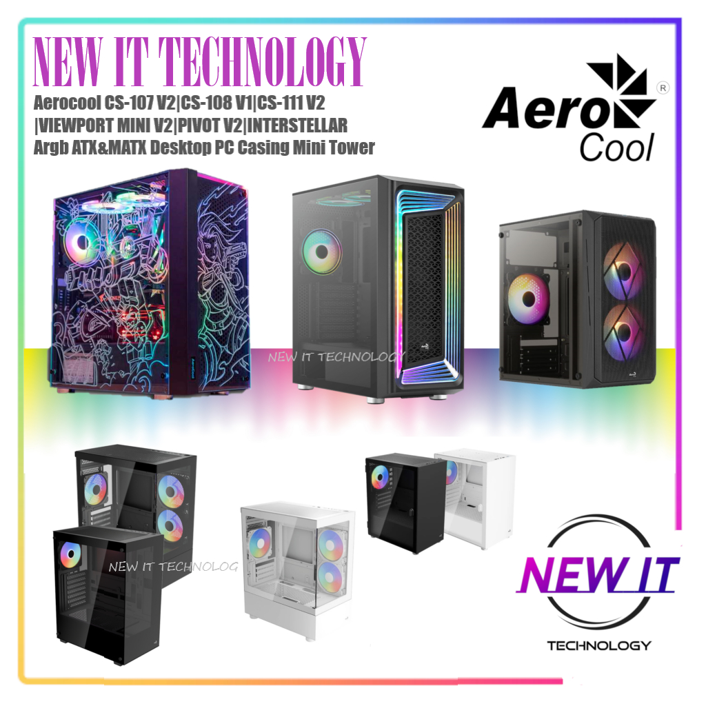 Aerocool CS-107 V2|CS-108 V1|CS-111 V2|VIEWPORT MINI V2|PIVOT V2 ...