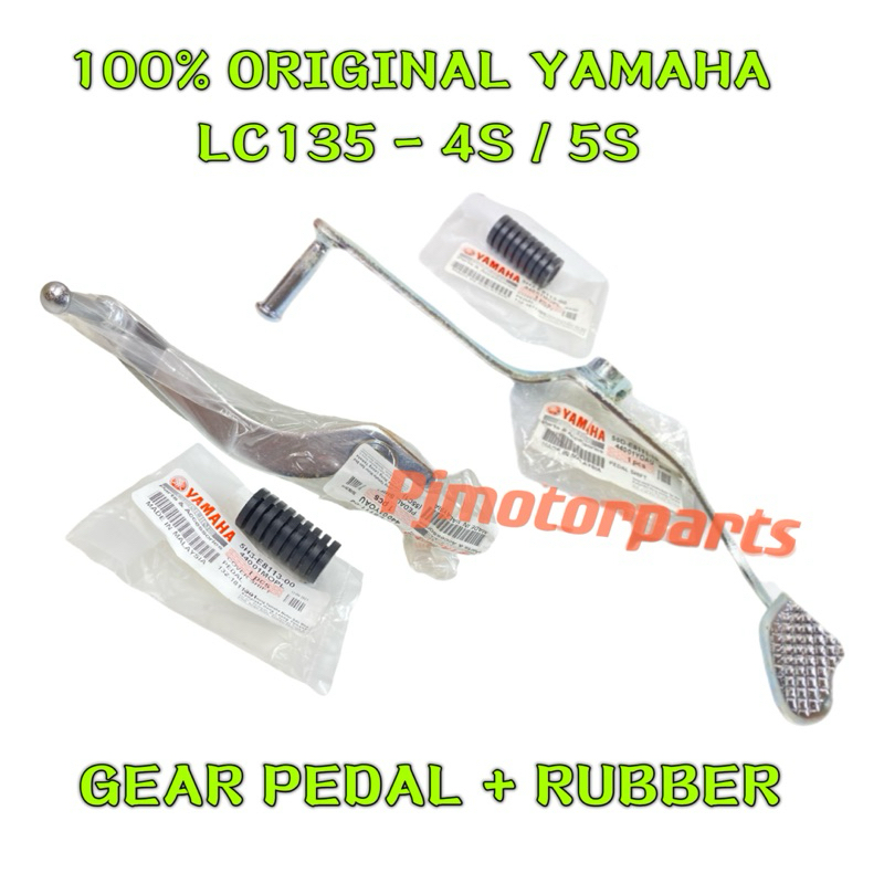LC135 4S 5S V1-V7 / LC4S / LC5S ( 100% ORIGINAL YAMAHA ) GEAR PEDAL + RUBBER / BATANG GEAR LEVER ...