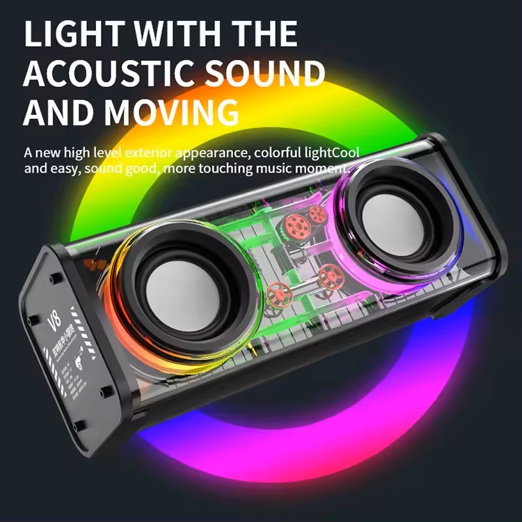 Double Tone Mecha Small Steel Cannon V8 Stage Outdoor Gaming Woofer ...