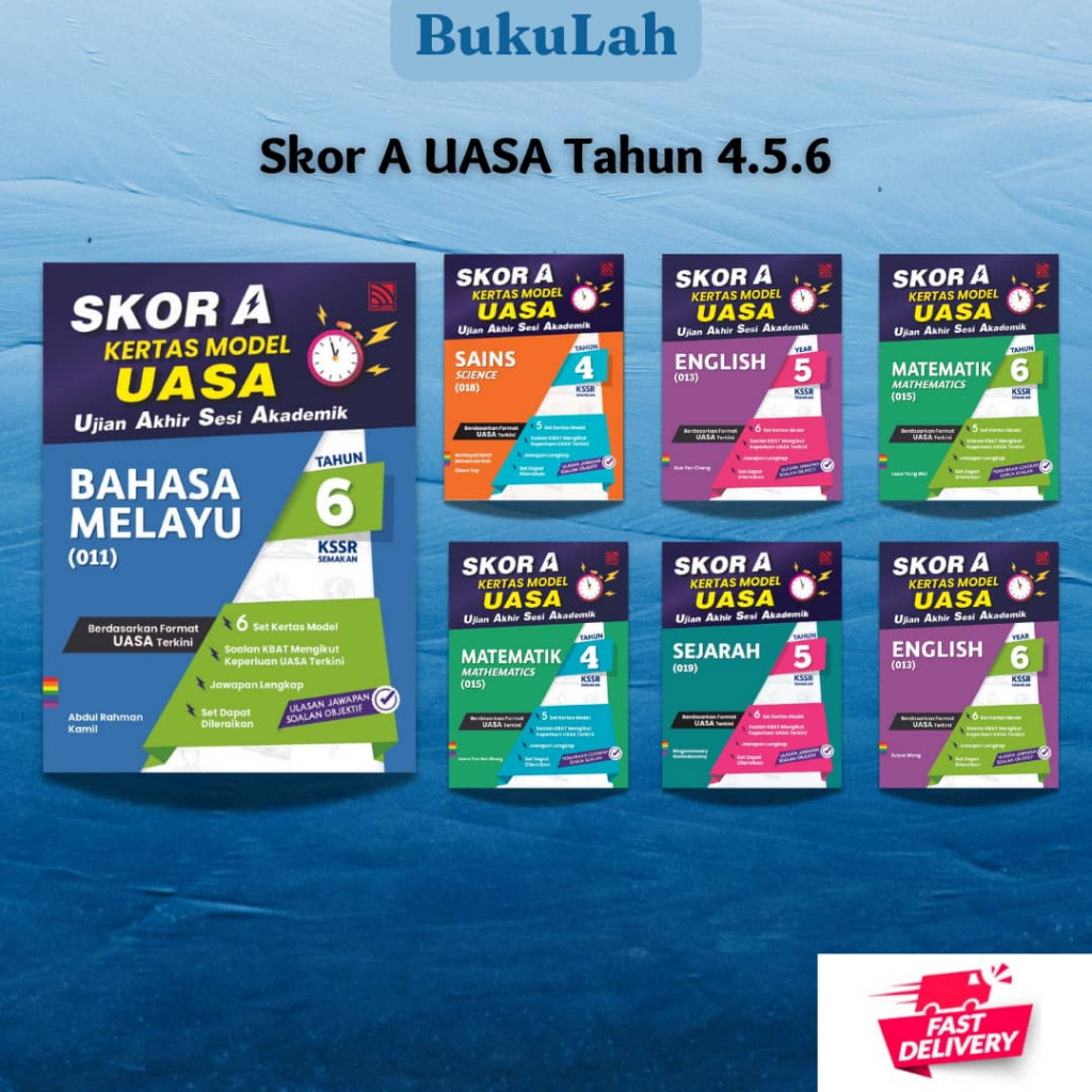 [bukulah] Kertas Model Skor A Uasa Kssr Tahun 4 5 6 2024 Pelangi
