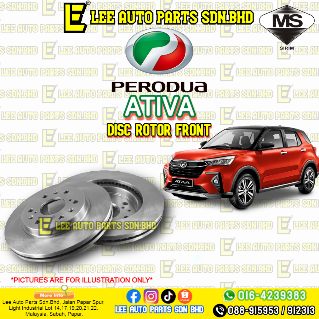 PERODUA ATIVA DISC ROTOR FRONT (ONE PEICE PRICE) | Shopee Malaysia
