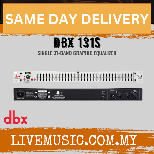 Dbx By Harman 131s 2 Series - Single 31 Band Graphic Equalizer ( dbx131s / dbx-131s ) | Shopee ...