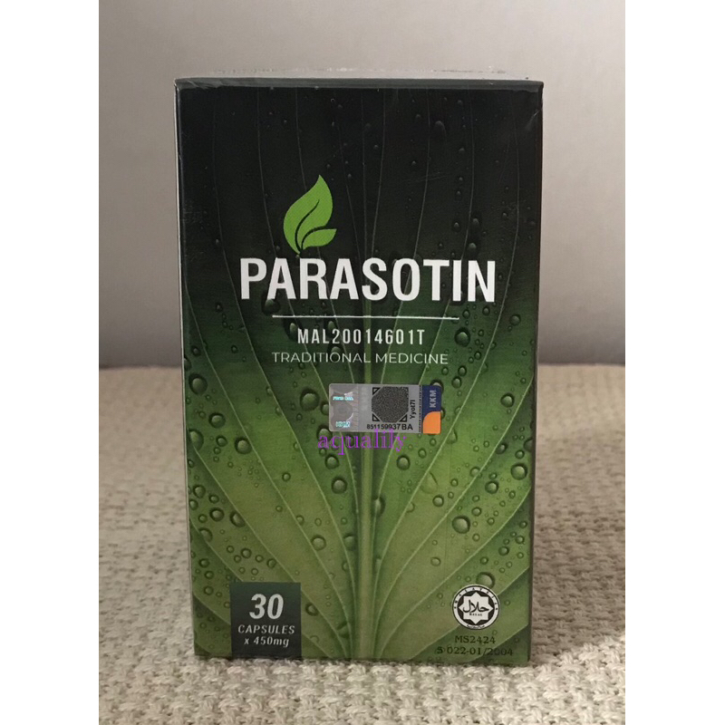 PARASOTIN 30 Capsules Halal with KKM sticker (EXP 14/06/2026) | Shopee ...