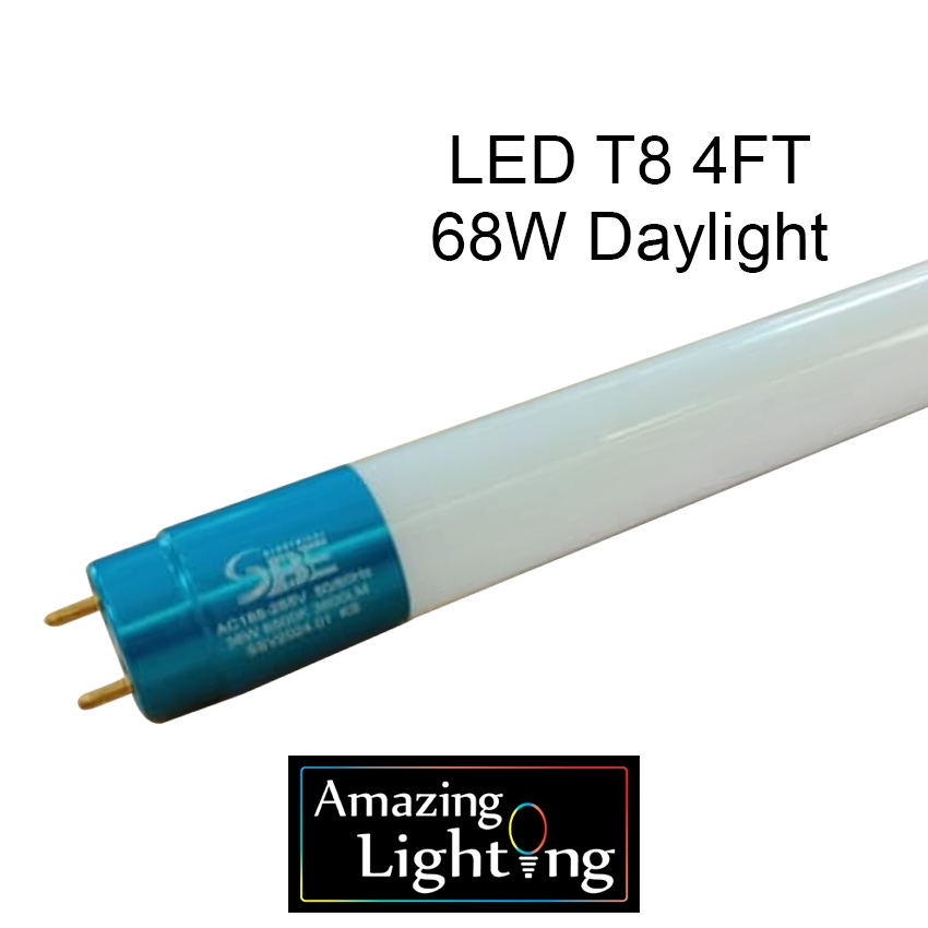 SBE LED T8 Tube Plaster Ceiling Light Lamp Bulb Lampu Siling Strip ...