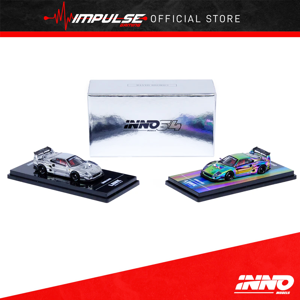 Inno64 1:64 Ferrari F40 BEIJING Event Limited Liberty Walk F40 Chrome ...