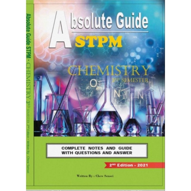 Absolute Guide STPM Chemistry Sem 3 Chew Sen Sei | Shopee Malaysia
