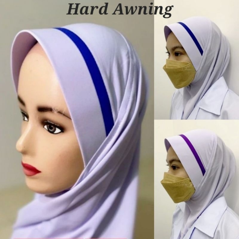 Hard Awning Tudung Nurse Tudung SN Tudung JM Awning Keras Tudung Line ...