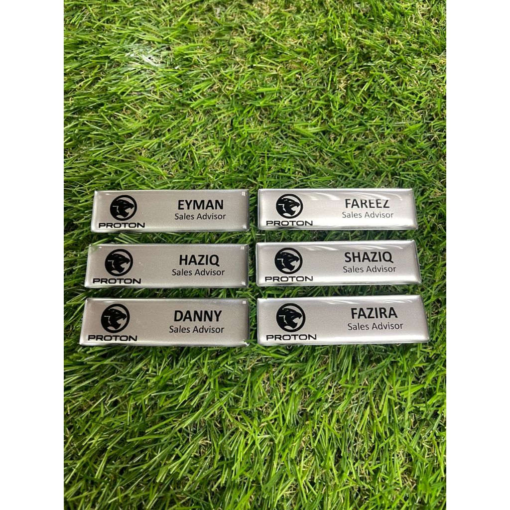NAME TAG EPOXY PROTON (70X20MM) | Shopee Malaysia