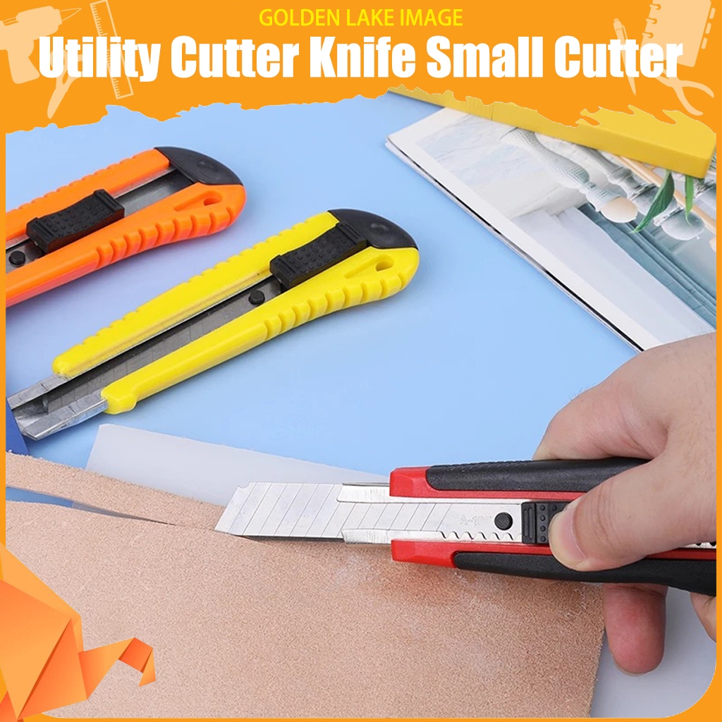 Utility Cutter Knife Small Cutter Blade Refill Wallpaper Office School Workplace Mata Pisau ...