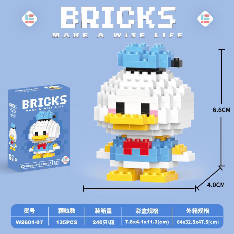 (Ready Stock) Cute Building Block Bricks Nano Cartoon Kid Toys for ...