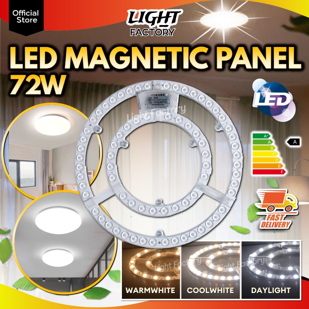 72W LED Panel Light Magnet PCB Board LED Light Source Module Ceiling ...