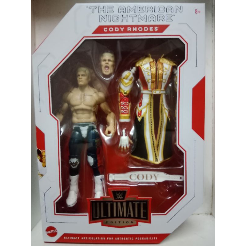 Mattel WWE Ultimate Edition Series 21 Cody Rhodes Wrestling Action ...
