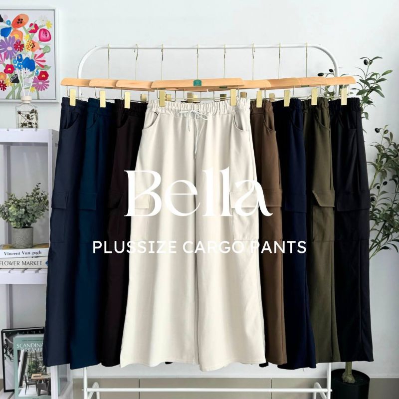 PLUS SIZE MURAH BELLA CARGO PANTS FASHION-PLUSSIZE VIRAL | Shopee Malaysia