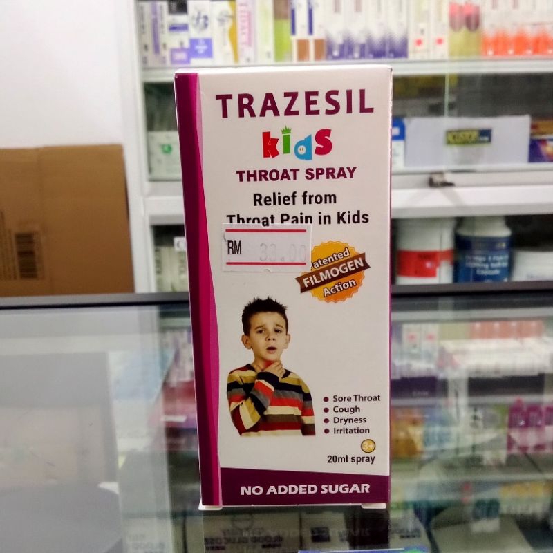 🌿 | TRAZESIL KIDS THROAT SPRAY Relief From Throat Pain In Kids ( 20ml ...