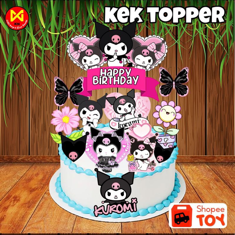 Kek Topper Kuromi Butterfly | Shopee Malaysia