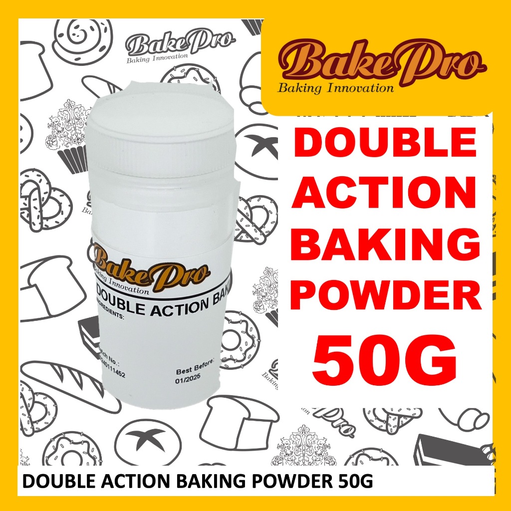 DOUBLE ACTION BAKING POWDER 50G | Shopee Malaysia
