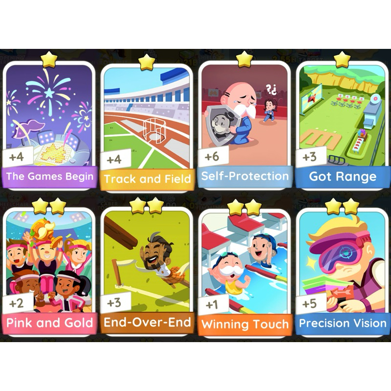 MONOPOLY GO STICKERS 1 & 2 STARS NEW ALBUM | Shopee Malaysia