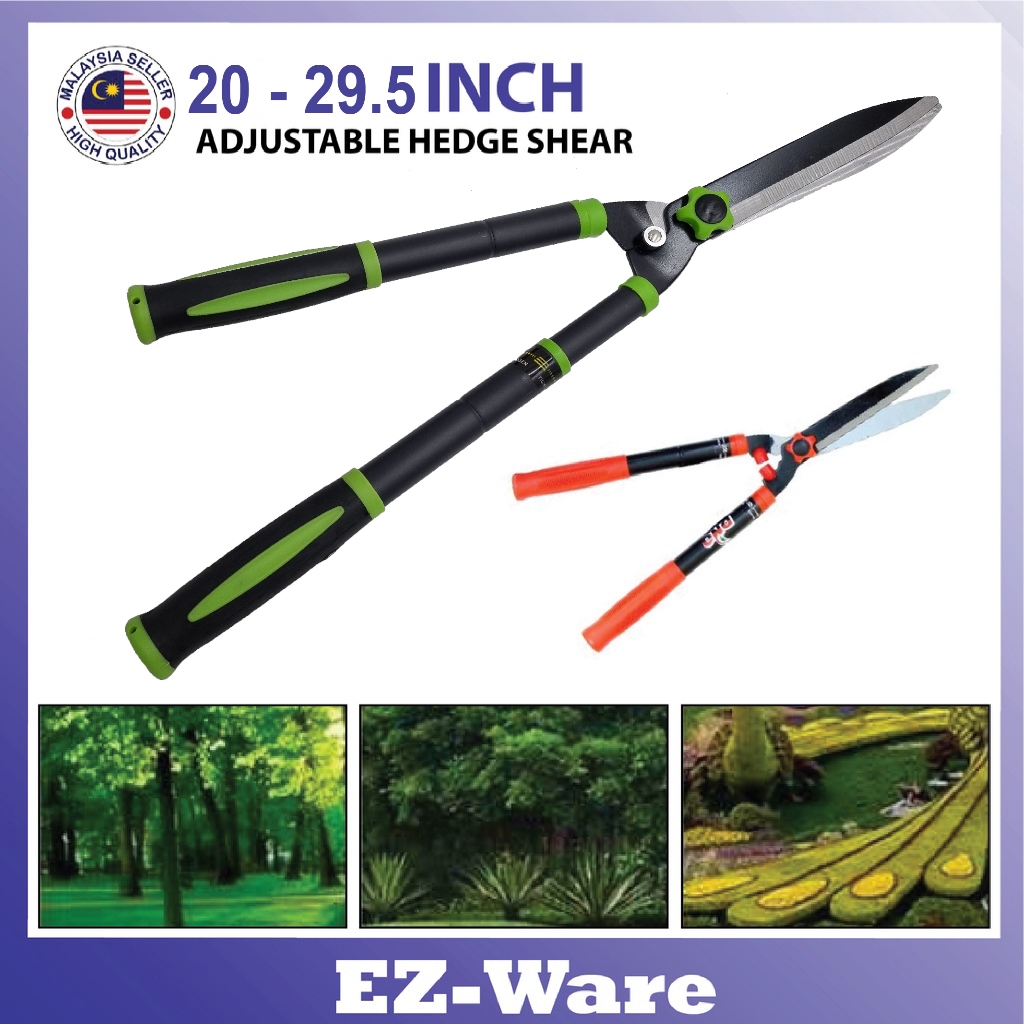 Adjustable 75cm± Large Garden Hedge Shear Clipper Trimmer Pruning ...