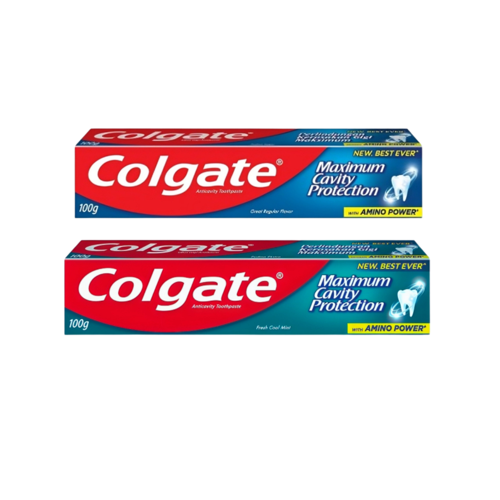COLGATE ANTICAVITY TOOTHPASTE 100G MAXIMUM CAVITY PROTECTION (GRF & FCM ...