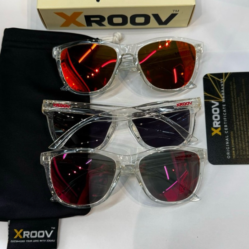 💯 ORIGINAL ROVER | XROOV 🔥 POLISHED CLEAR / JERNIH SUNGLASSES ...