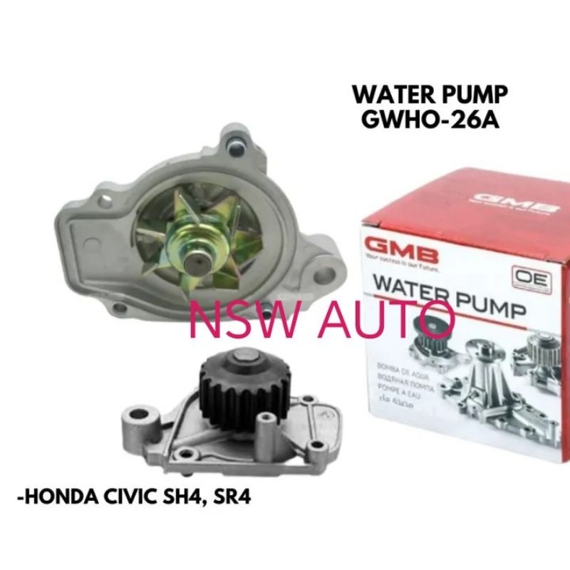 Honda Civic SR4 SH4 water pump GMB Thailand | Shopee Malaysia