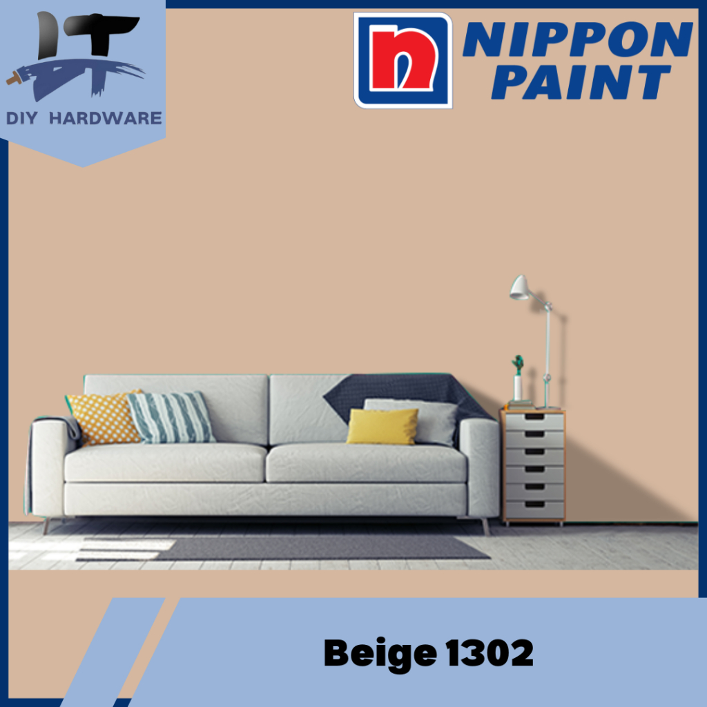 1L / 5L Nippon Paint Beige 1302 For Wood & Metal ( 9000 / Platone ) Cat ...