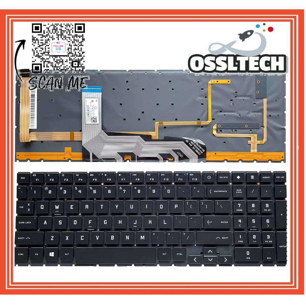 HP Omen 15-ek 15-ek0010ca 15-ek0013tx 15-ek0015tx 15-ek1016tx RGB ...